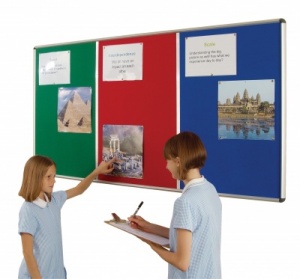 Shield Multi-Bank Notice Boards - Signs 4 Schools